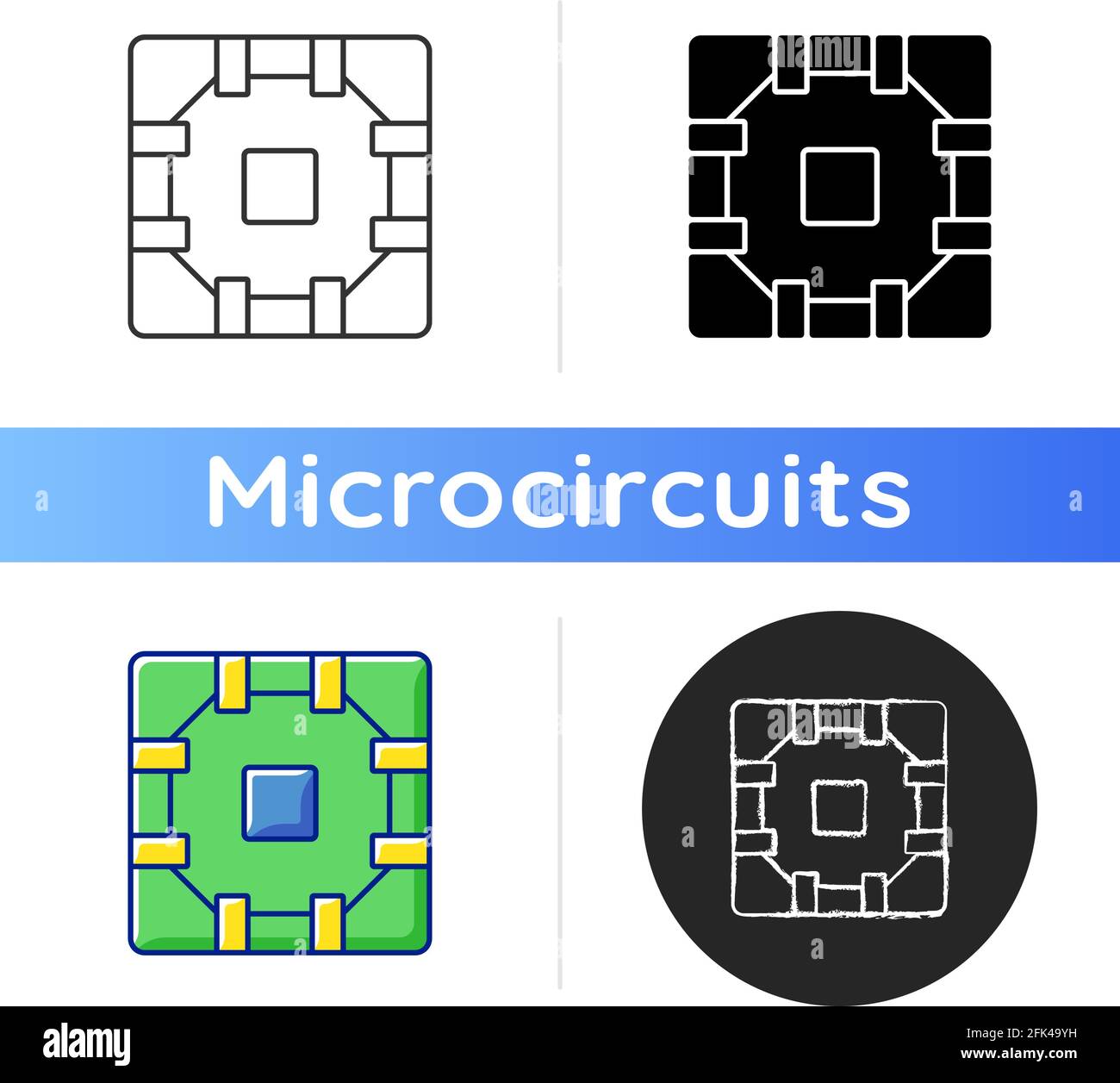 Integrated circuit clip art hi-res stock photography and images - Alamy