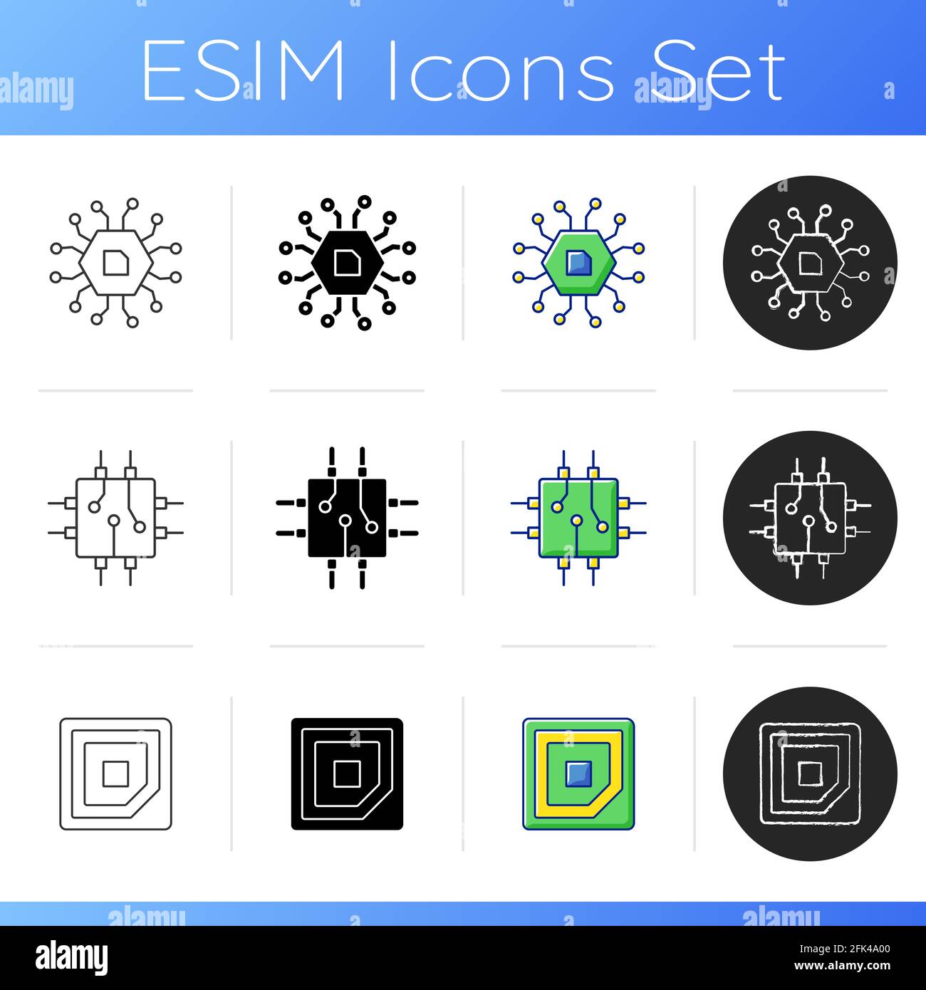 Microcircuit microelectronic Stock Vector Images - Alamy