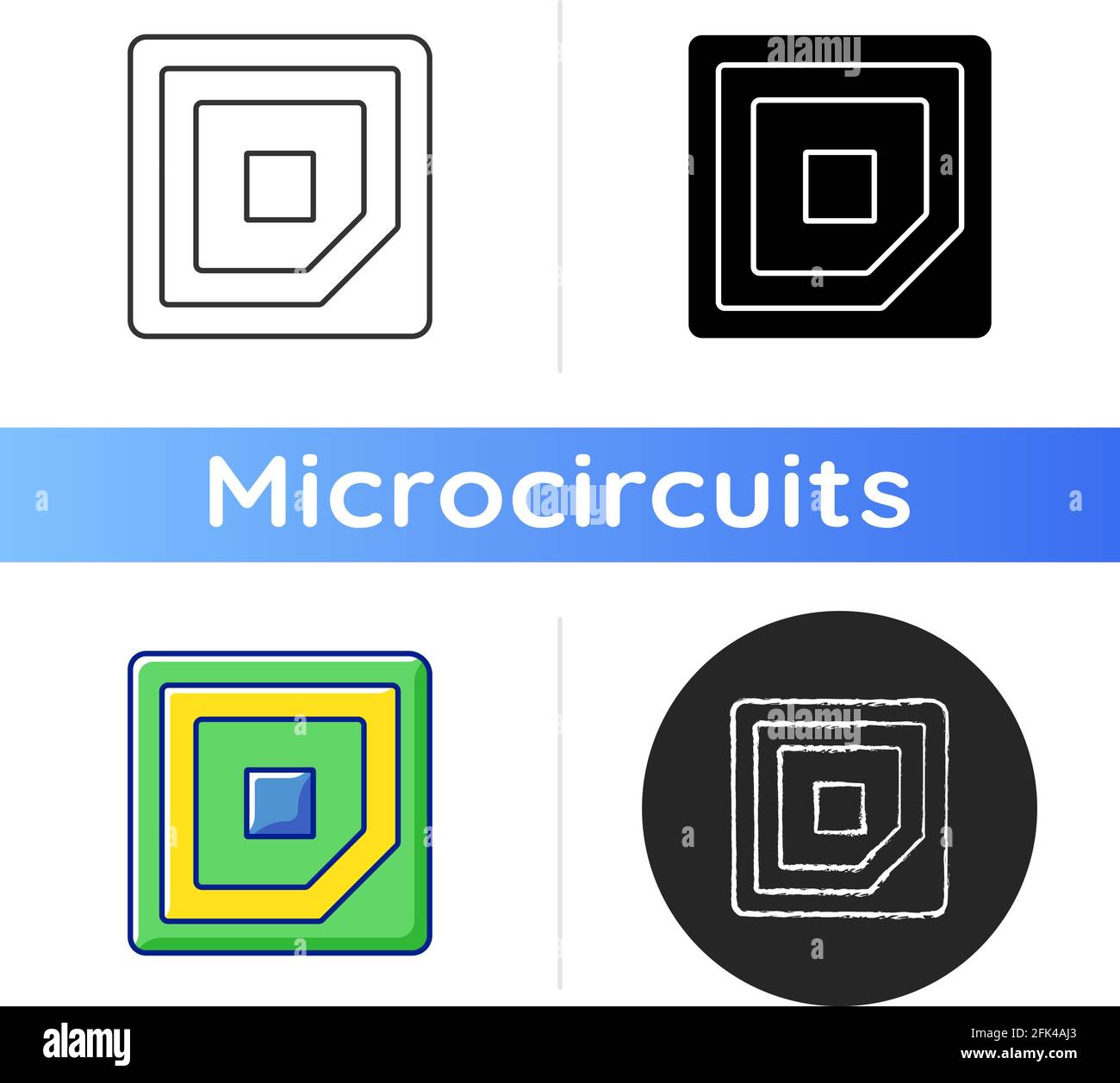 Cpu corner mark icon Stock Vector Image & Art - Alamy
