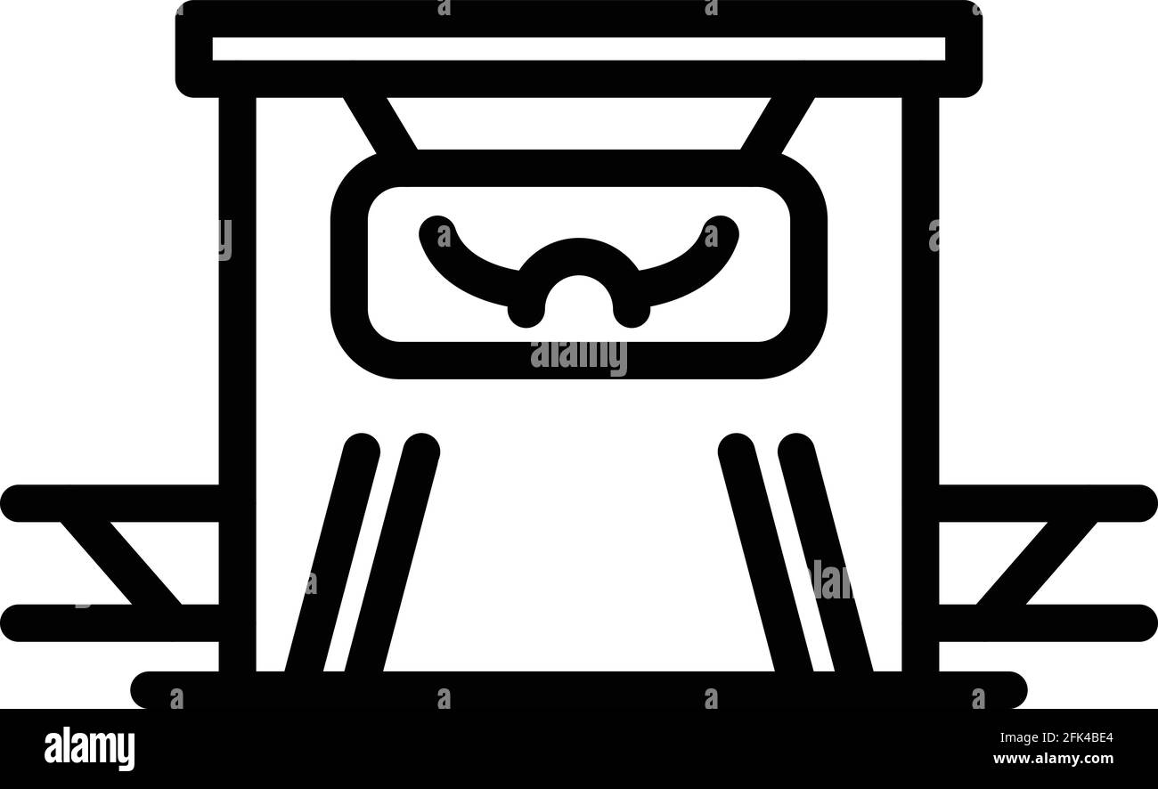 Ranch welcome icon. Outline Ranch welcome vector icon for web design ...