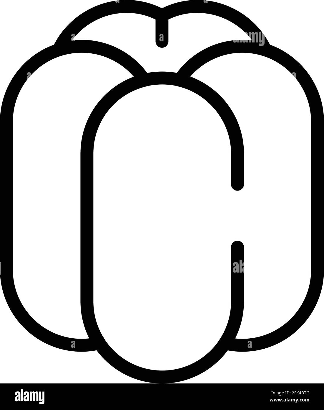 Bulgarian paprica icon. Outline Bulgarian paprica vector icon for web ... Bulgarian paprica icon. Outline Bulgarian paprica vector icon for web ...