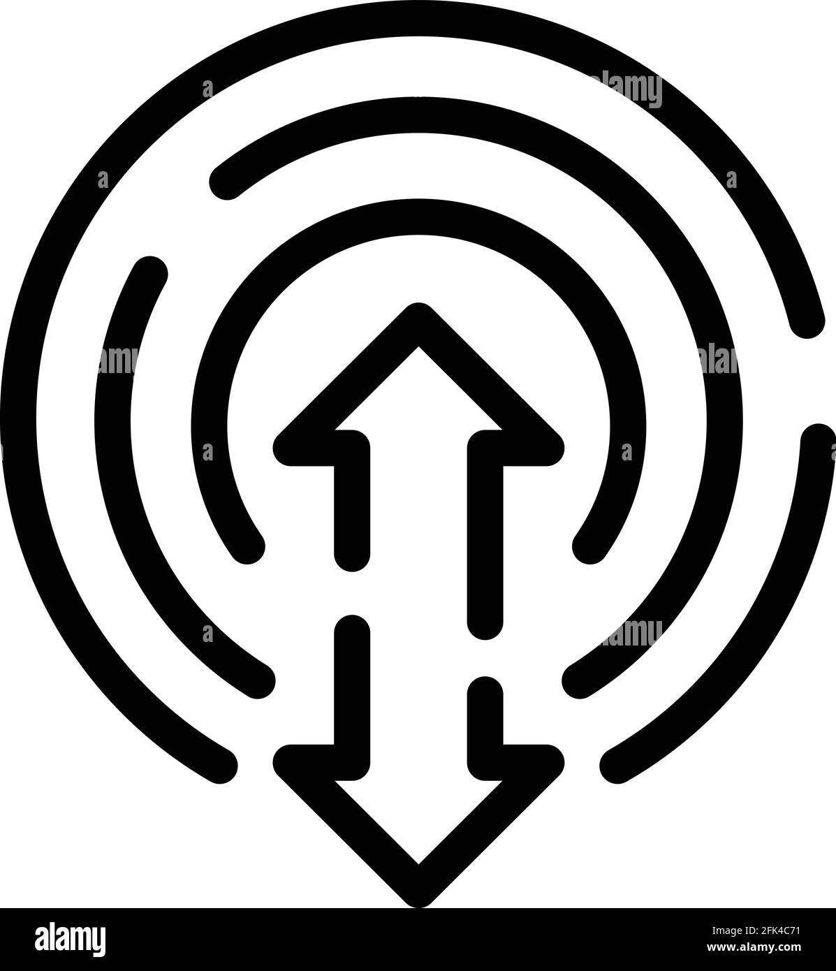 Internet access icon. Outline Internet access vector icon for web ...