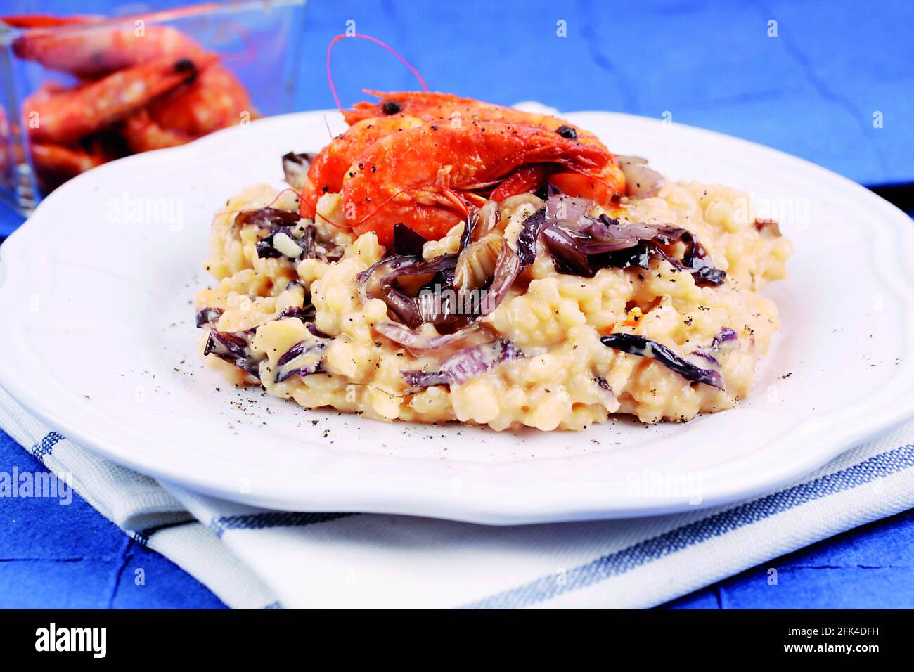 Seafood risotto hi-res stock photography and images - Alamy