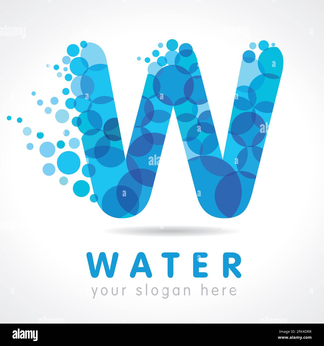 Blue w Stock Vector Images - Alamy