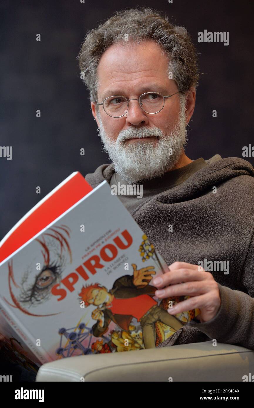 Frank Pé , comics drawer Stock Photo - Alamy
