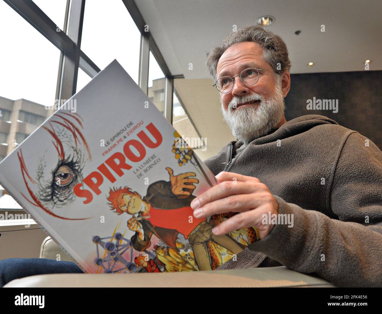 Frank Pé , comics drawer Stock Photo - Alamy