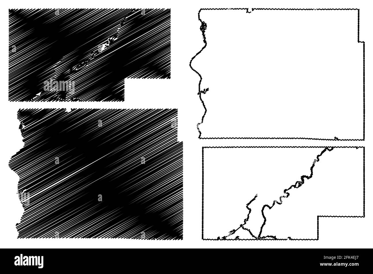 Rusk vector map vector vectors Black and White Stock Photos & Images ...