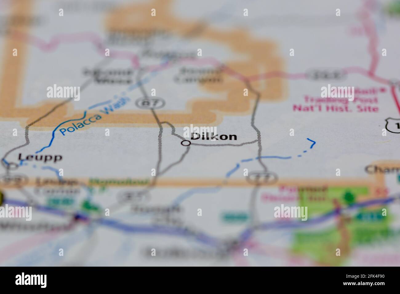 Map of dilkon hi-res stock photography and images - Alamy
