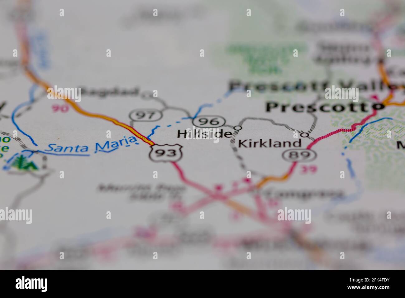 Hillside on a map hi-res stock photography and images - Alamy