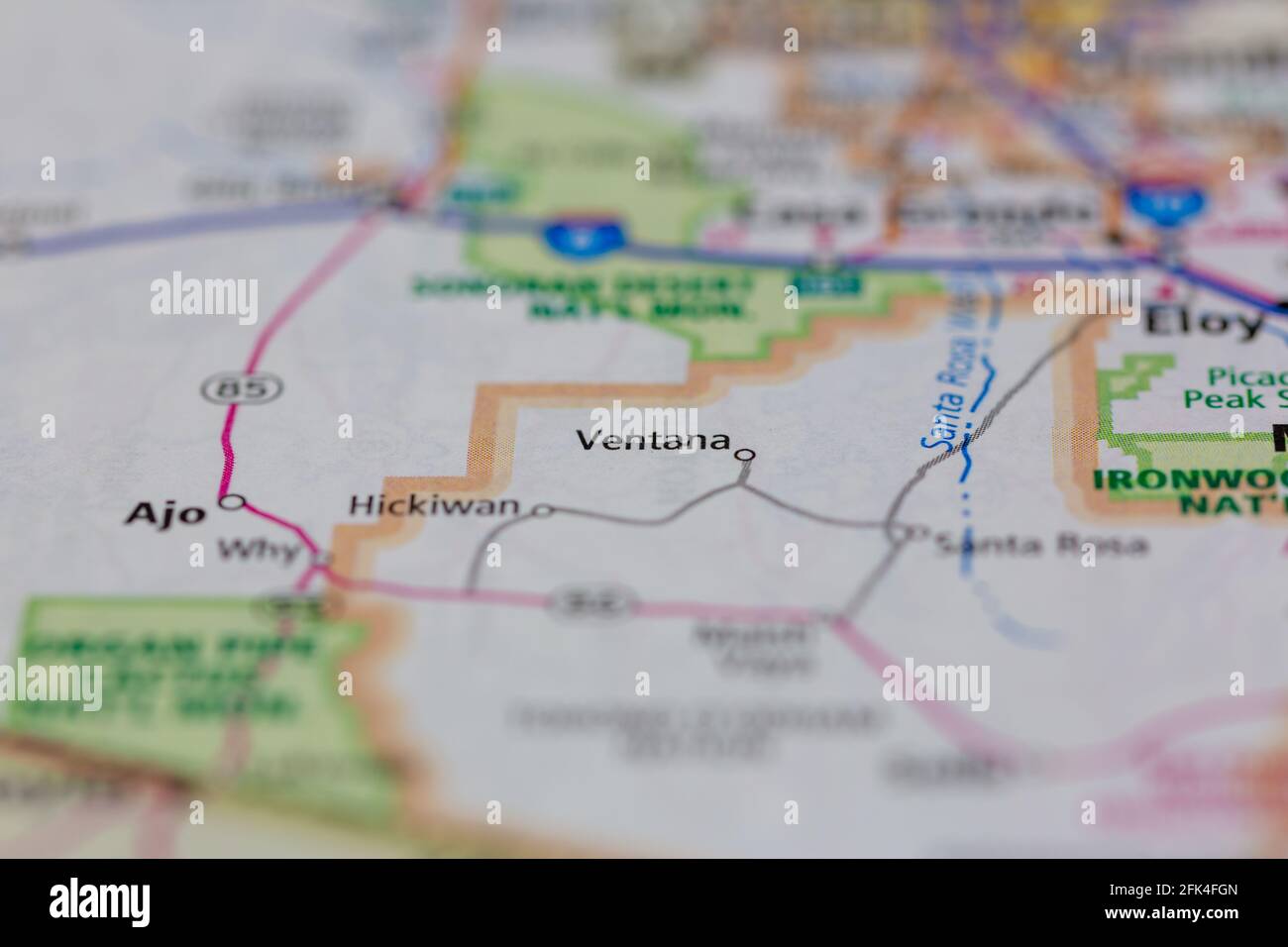 Ventana arizona map hi-res stock photography and images - Alamy