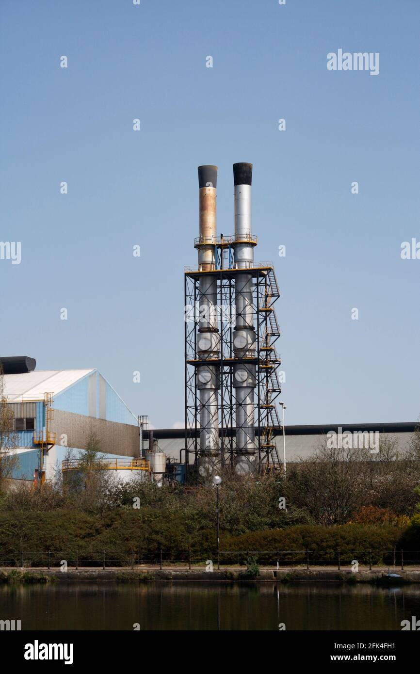 Celsa manufacturing, Steel works in Cardiff wales UK Stock Photo - Alamy