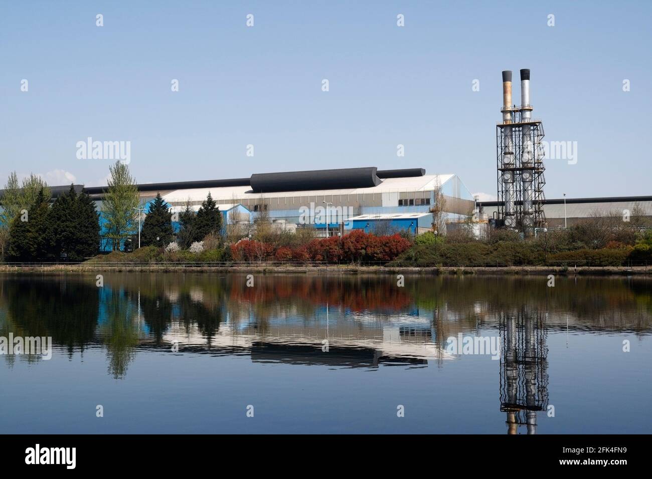 Celsa manufacturing, Steel works in Cardiff wales UK Stock Photo - Alamy