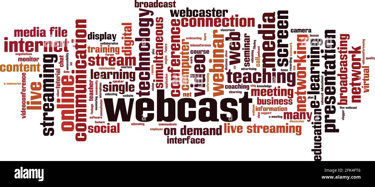 Webcaster Stock Vector Images - Alamy