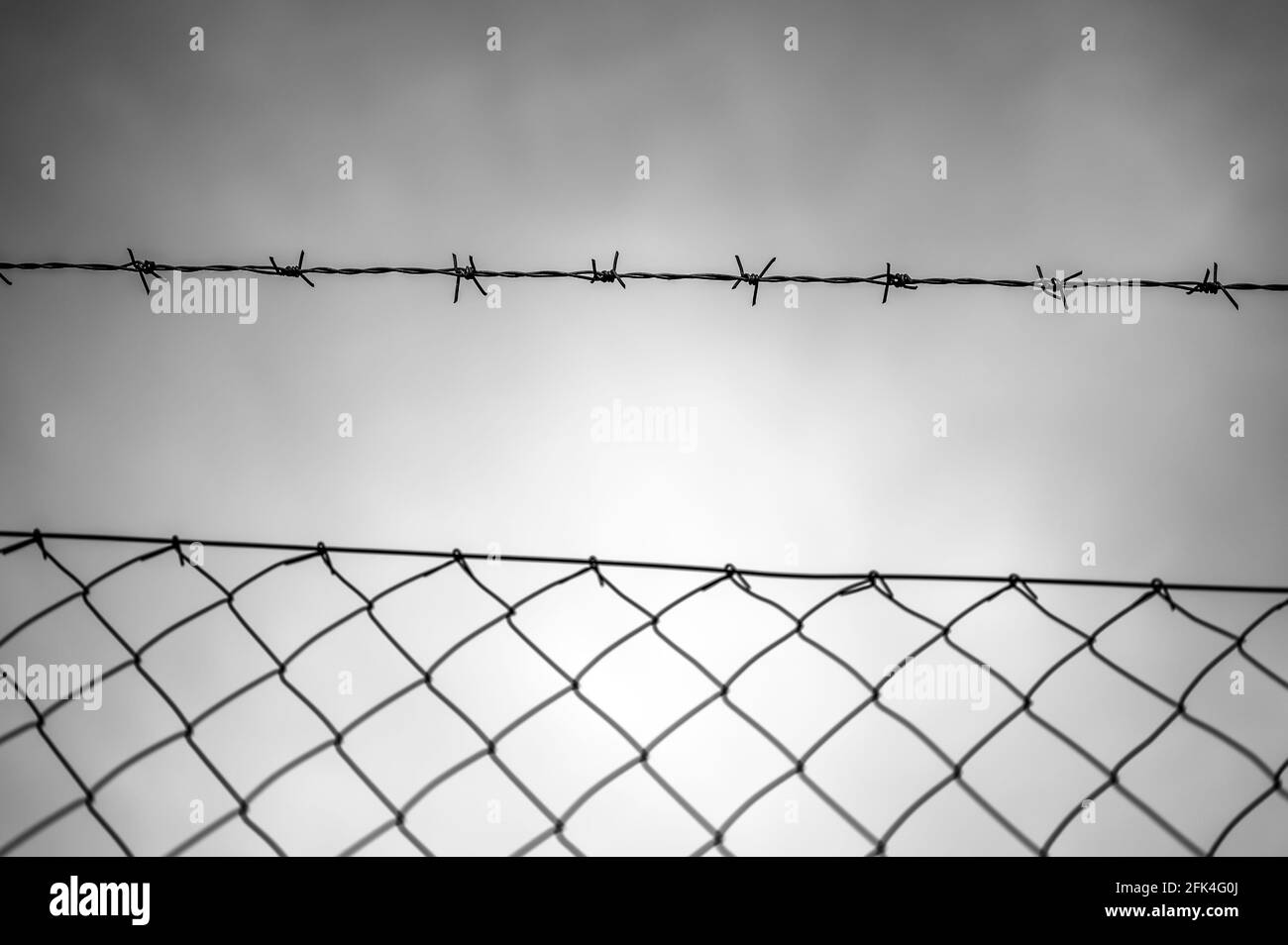 Against blue sky on Black and White Stock Photos & Images - Alamy