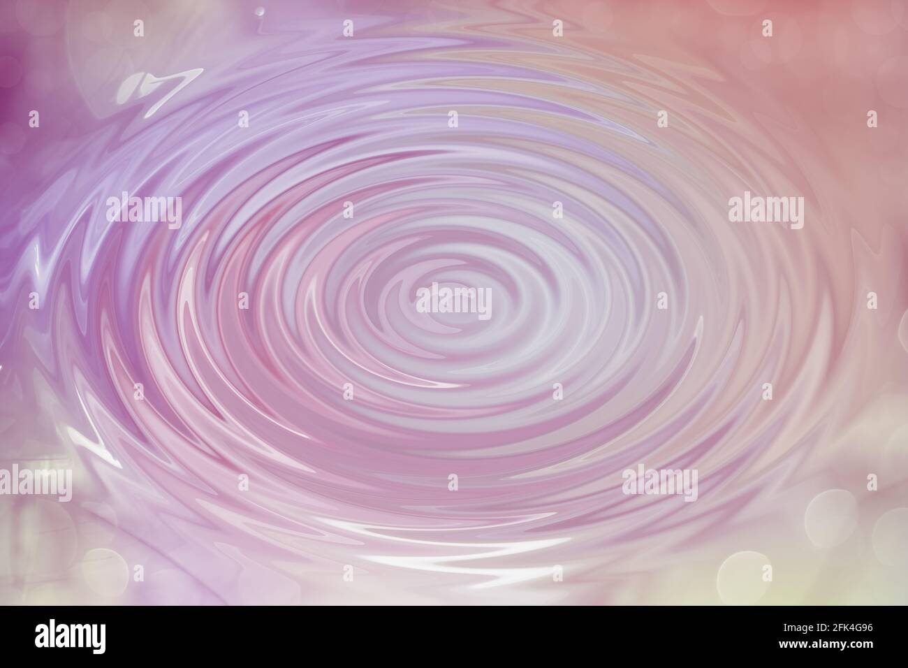 Pink circle water drop ripple with wave, liquid texture background ...