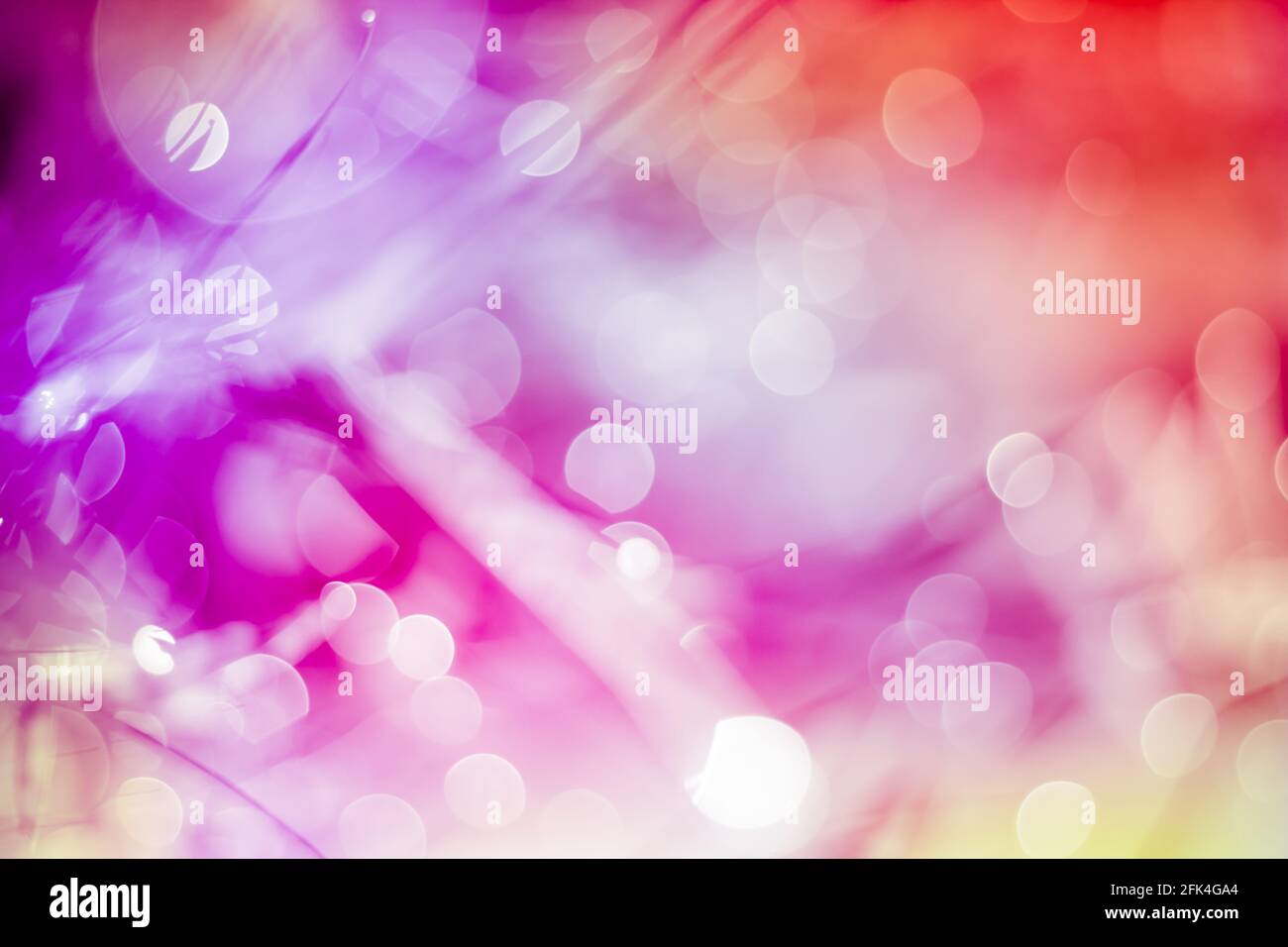 Defocused Bokeh, twinkling lights vivid color blurred bokeh abstract ...