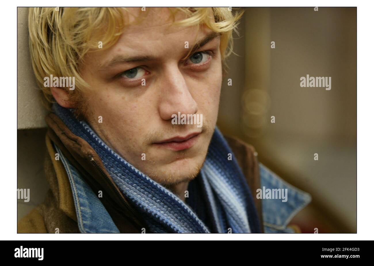 James McAvoy......actor in London.pic David Sandison 20/1/2004 Stock ...