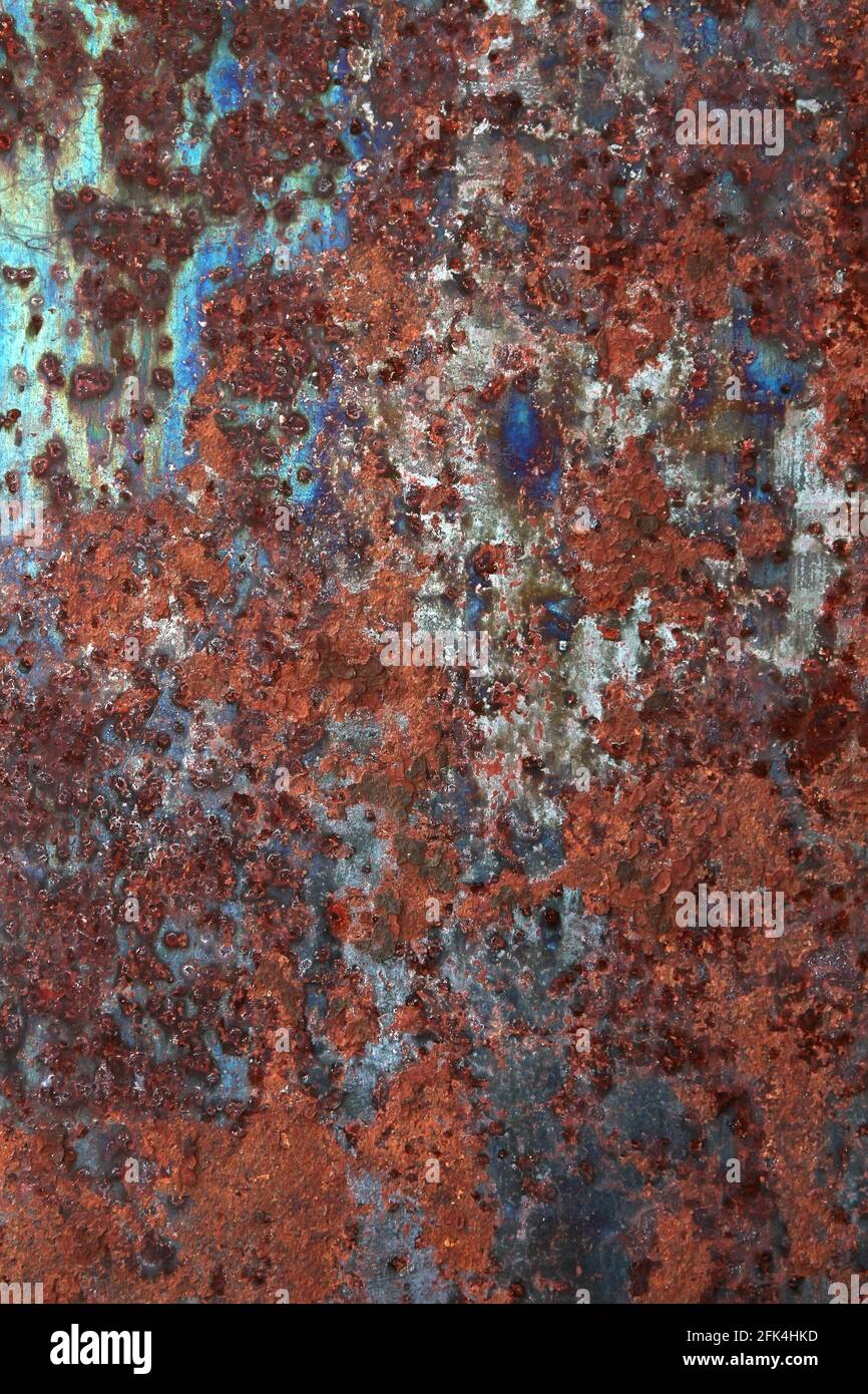 Old oxidized iron surface texture. New York. USA Stock Photo - Alamy