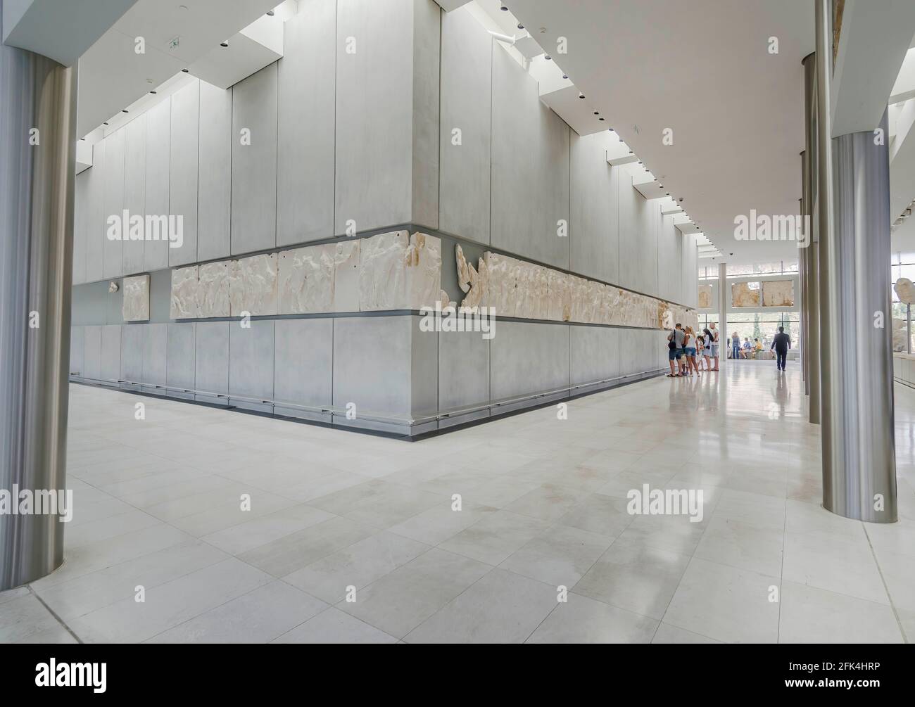 Athens, Greece - June 17, 2017: Interior of the new modern Acropolis ...