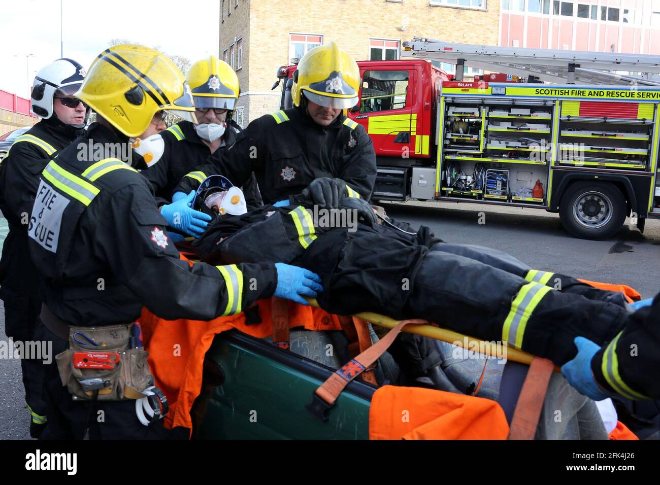 Scottish fire and rescue volunteer hi-res stock photography and images ...