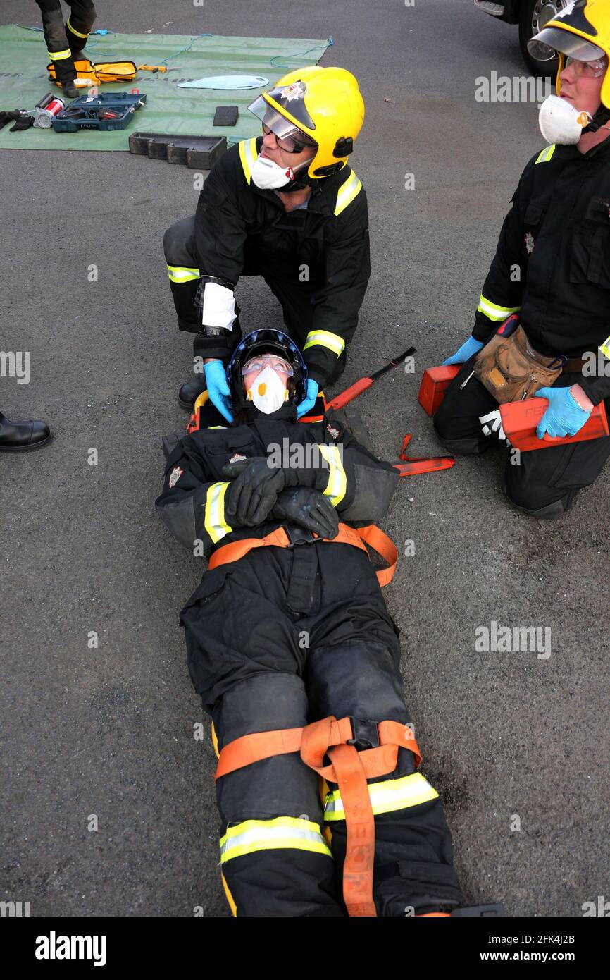 Retained Fireman High Resolution Stock Photography and Images - Alamy