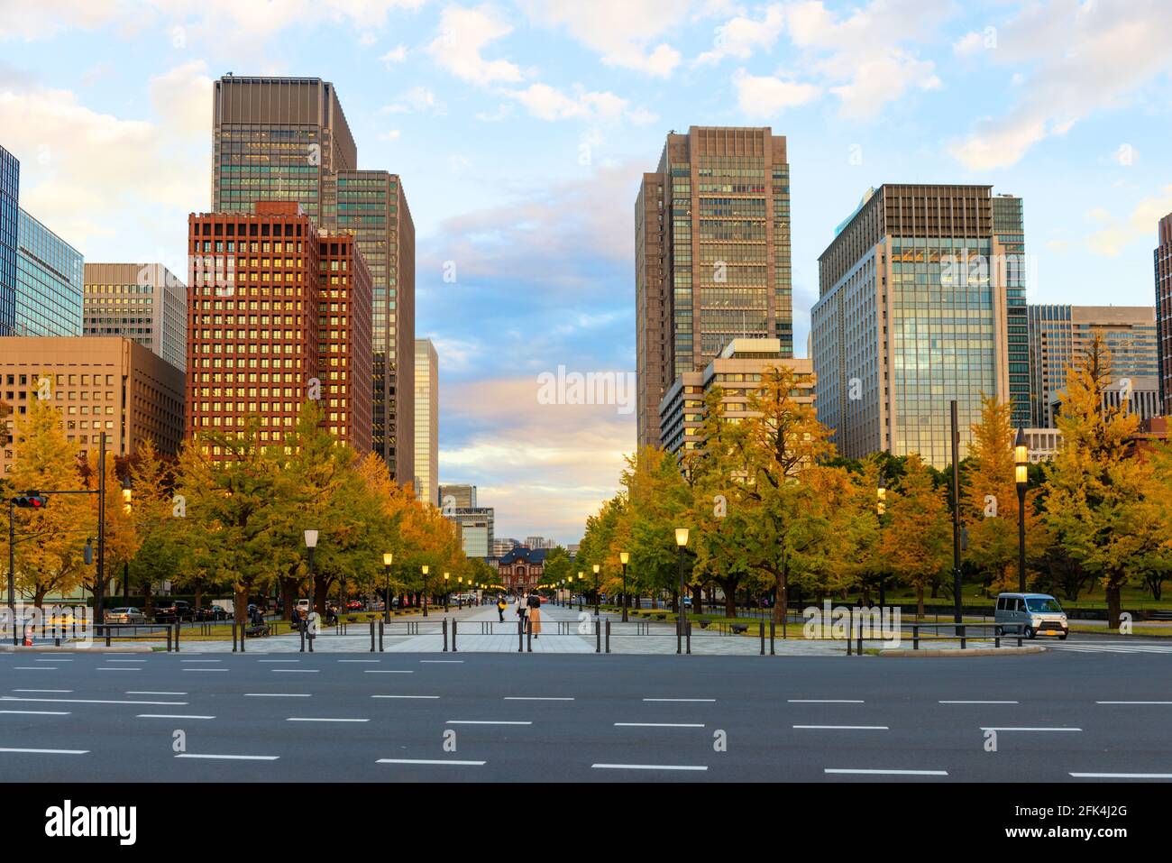 Morning Beautiful City Japan