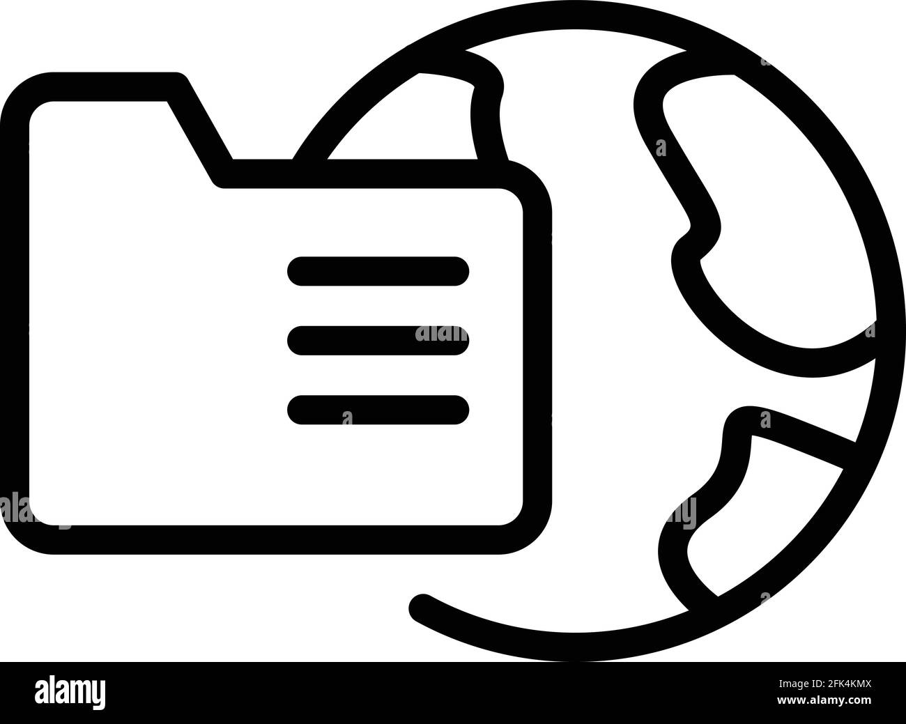 Big data strategy icon. Outline Big data strategy vector icon for web ...