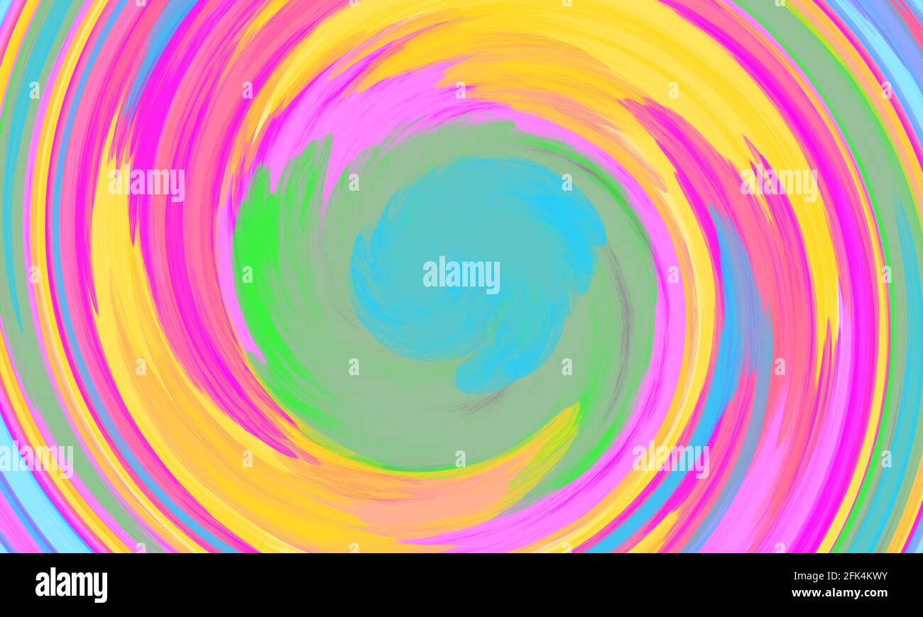 Bright colorful background. Multi-colored lines swirling in a circle ...