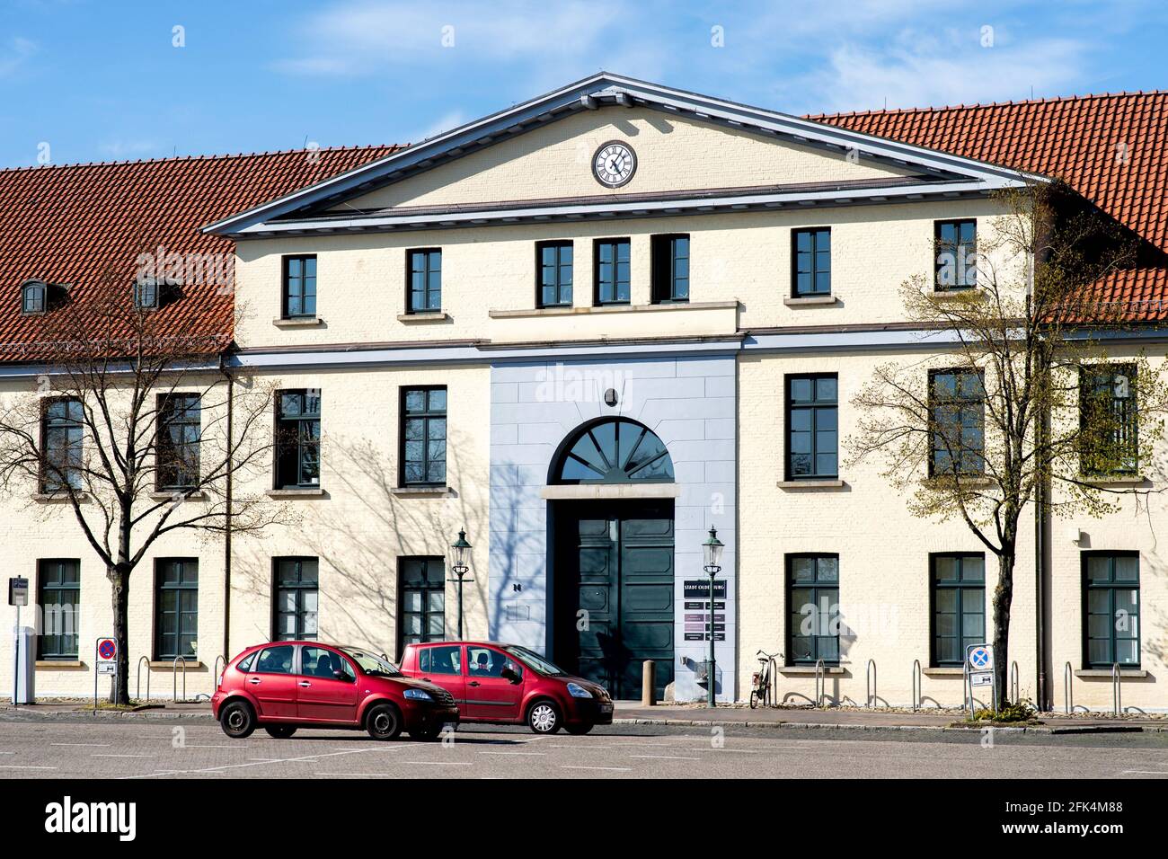 27 April 2021, Lower Saxony, Oldenburg: The listed building of the ...