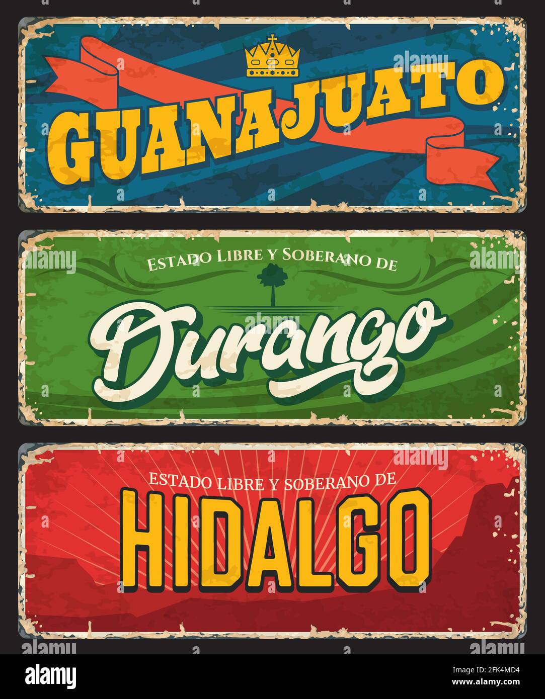 Destination hidalgo Stock Vector Images - Alamy