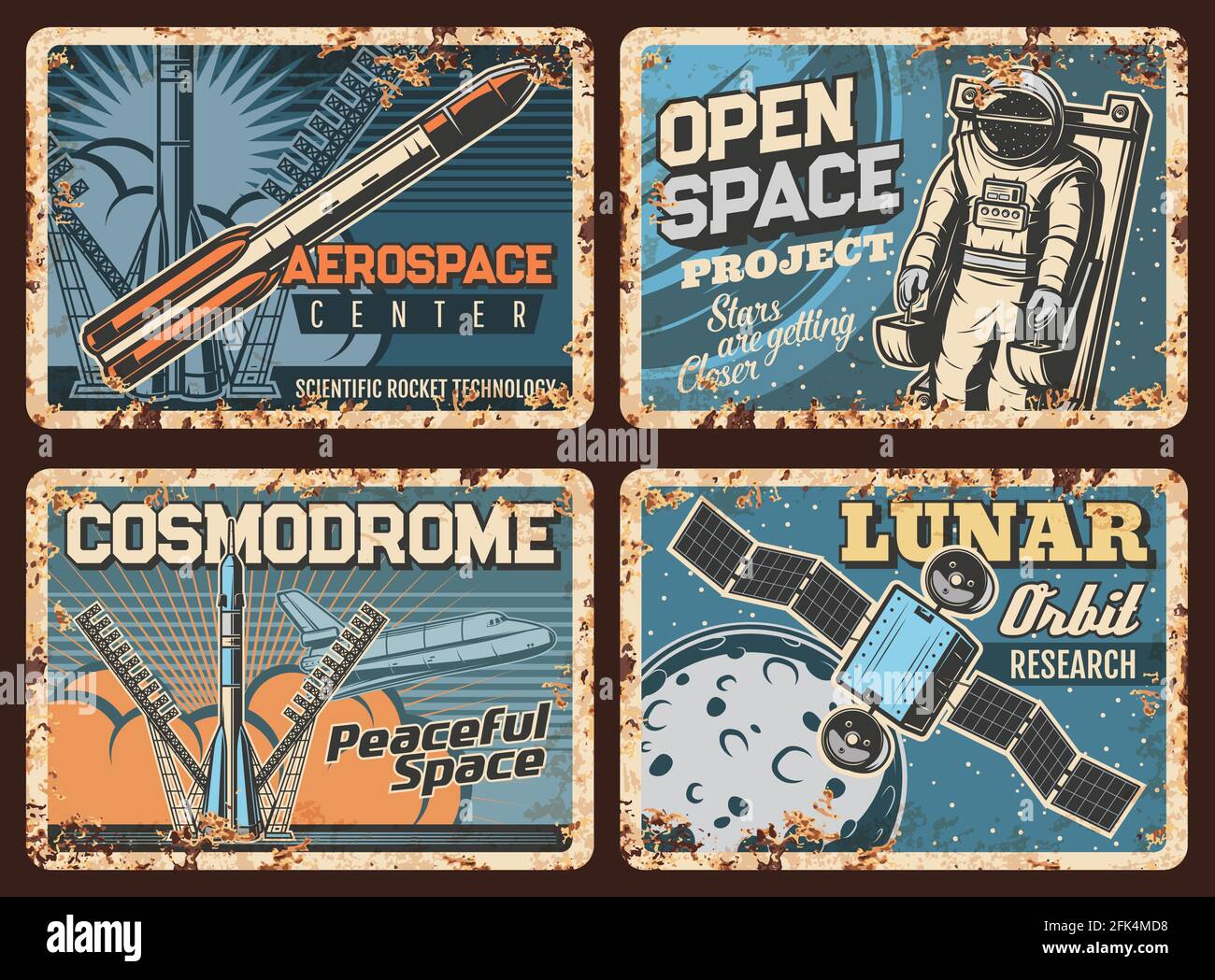 Lunar program Stock Vector Images - Alamy