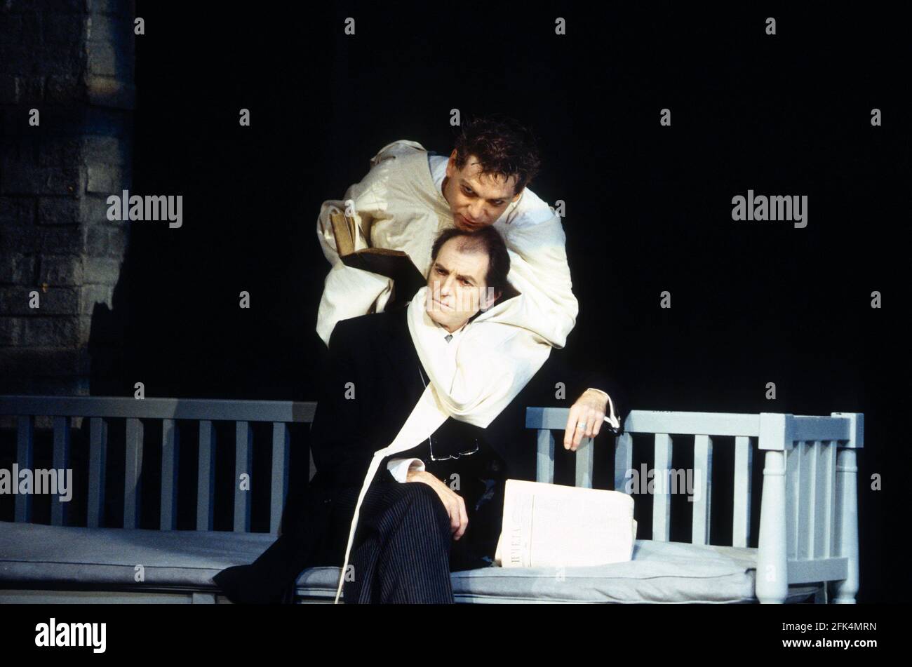 Kenneth Branagh (Hamlet), David Bradley (Polonius) in HAMLET by ...