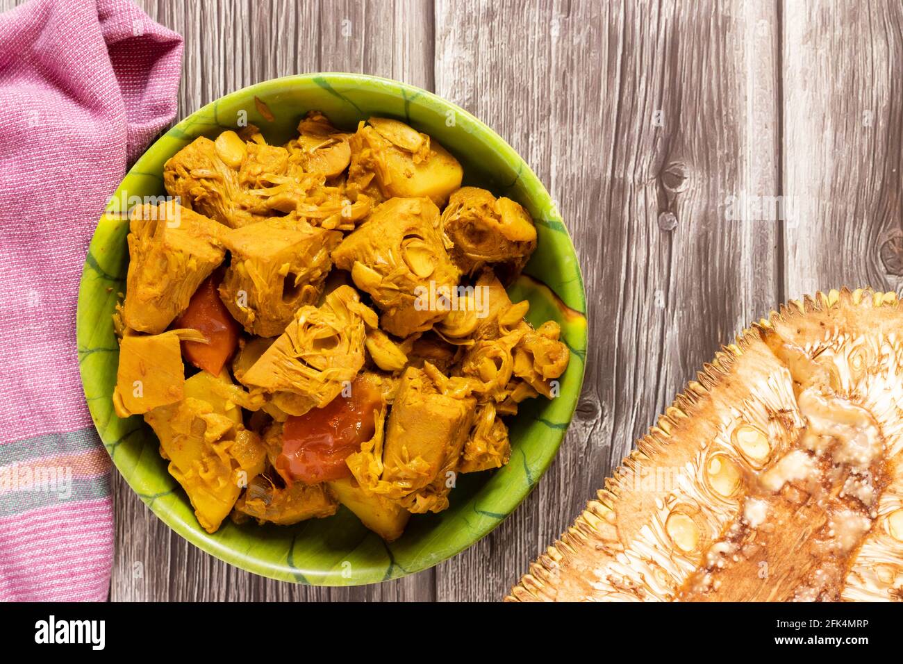 Raw jack fruit curry hi-res stock photography and images - Alamy