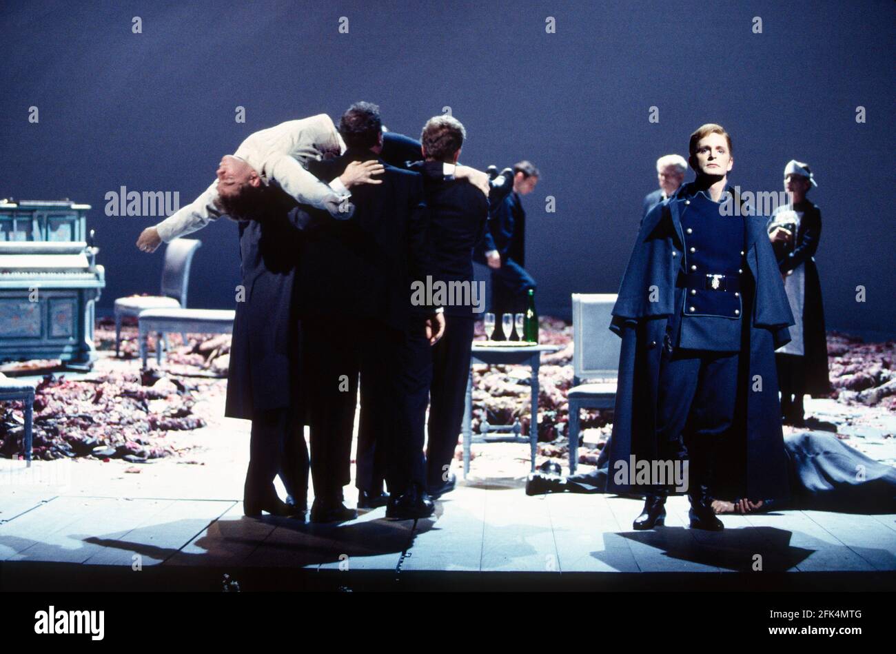 the body of Hamlet is carried away: Kenneth Branagh (Hamlet), Ian ...