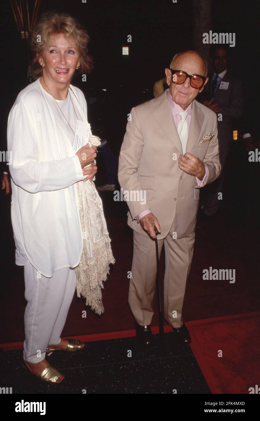 Irving Swifty Lazar and Mary Lazar at the Mr. Saturday Night Hollywood ...