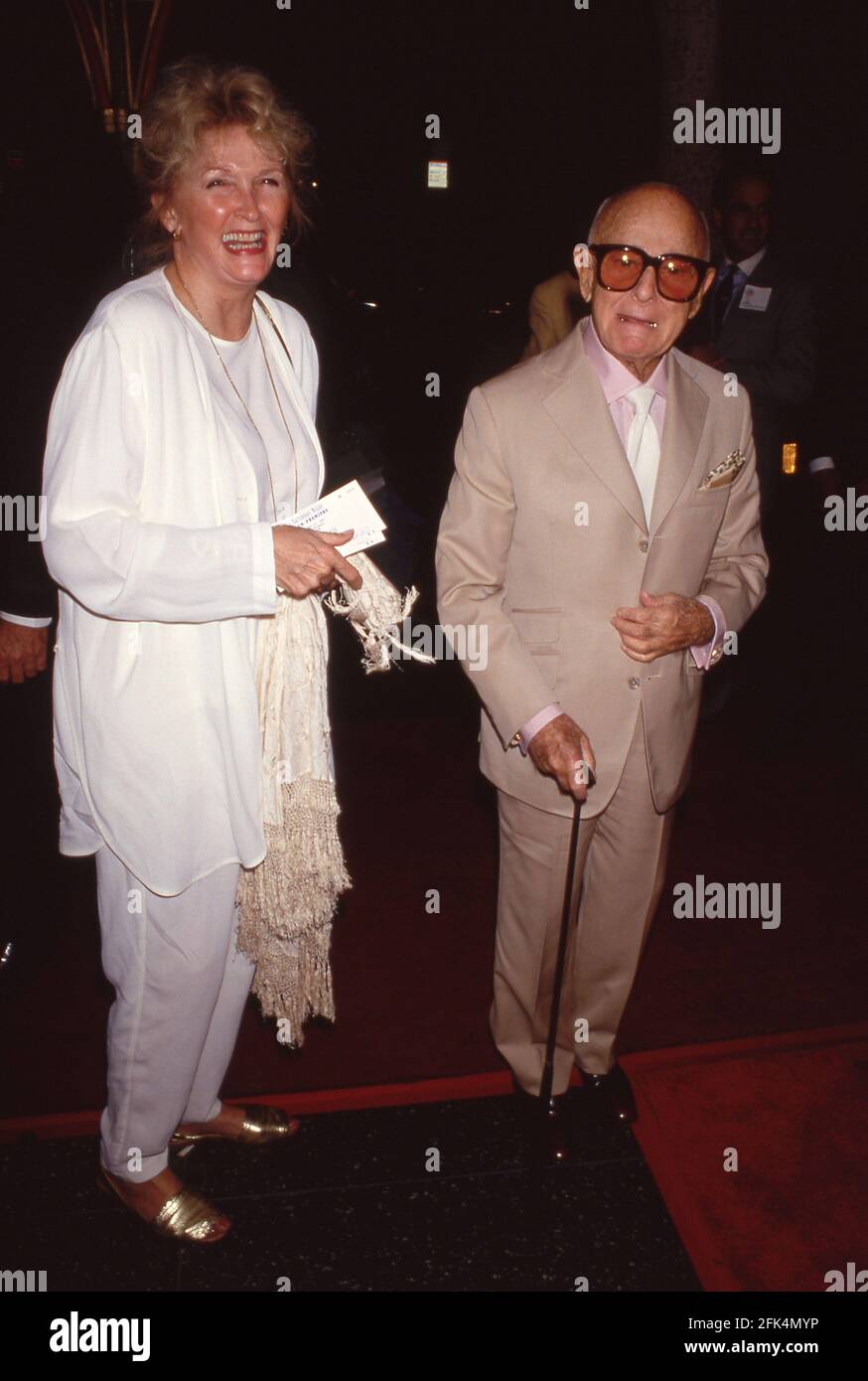 Irving Swifty Lazar and Mary Lazar at the Mr. Saturday Night Hollywood ...