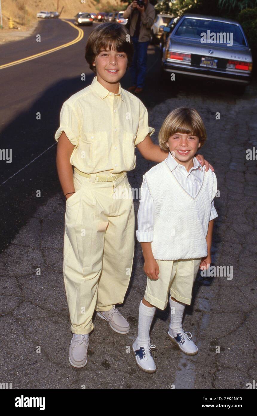 Joey Lawrence and Matthew Lawrence at the California Youth Benefit ...
