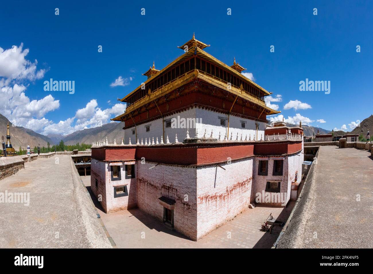 Samye Monastery in the Tibet Autonomous region of China. Although the ...