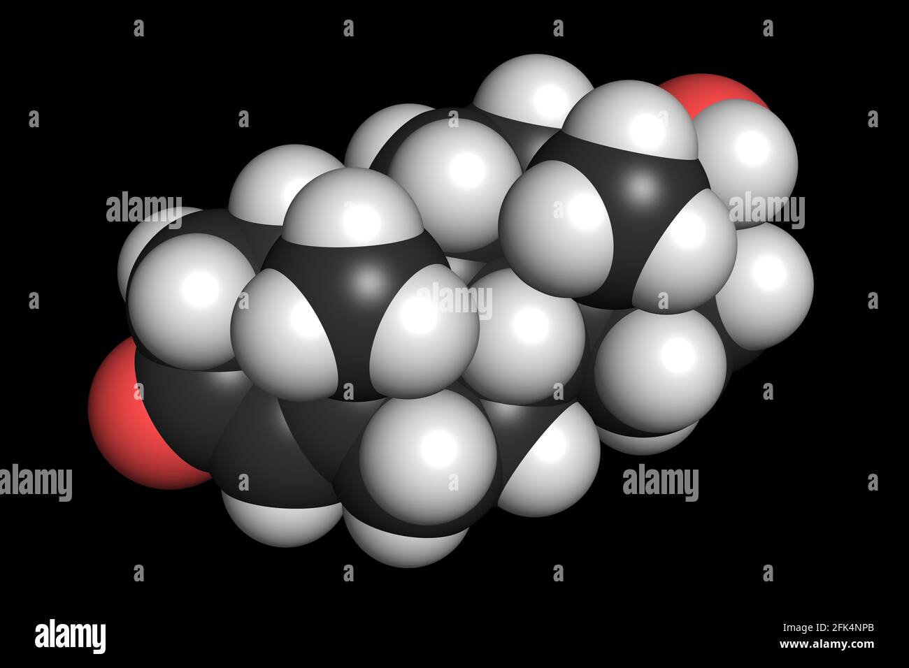 Testosterone molecule hormone steroid 3D render chemical structure ...