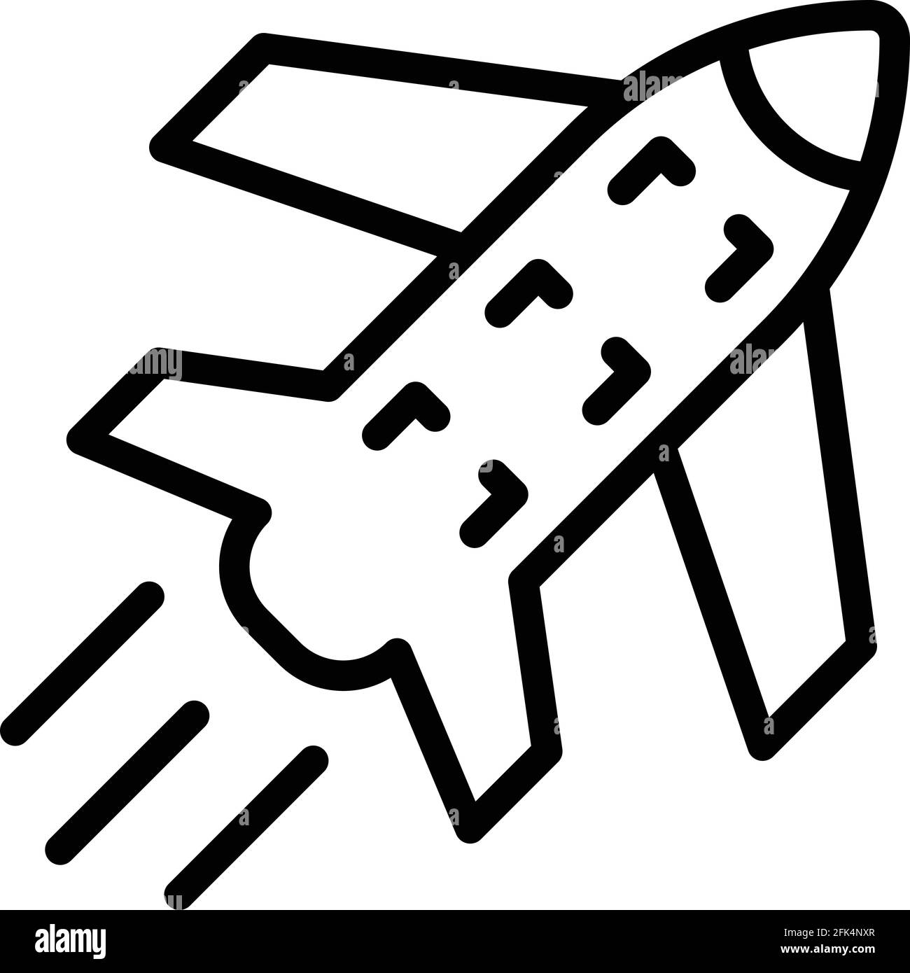 Shipping plane icon. Outline Shipping plane vector icon for web design ...