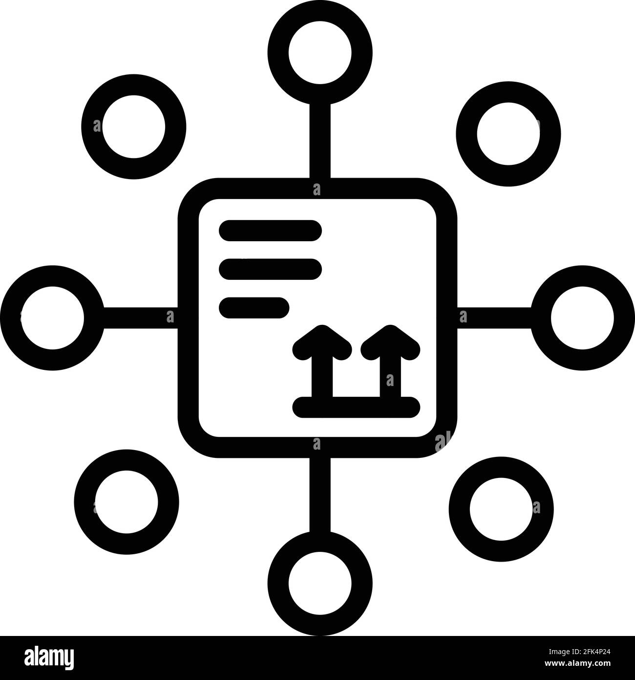 Parcel shipping icon. Outline Parcel shipping vector icon for web ...