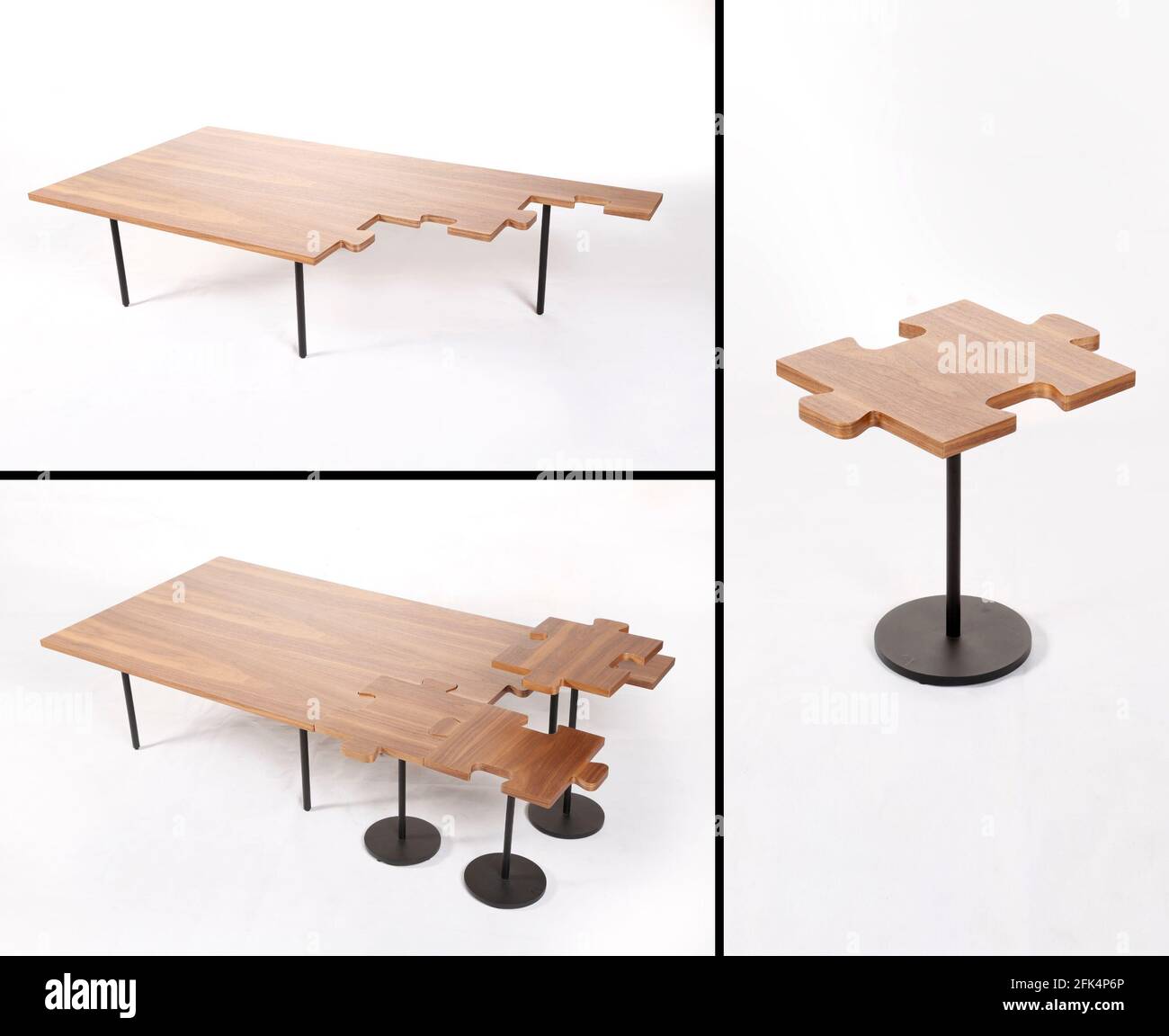Puzzle shape coffee table hi-res stock photography and images - Alamy