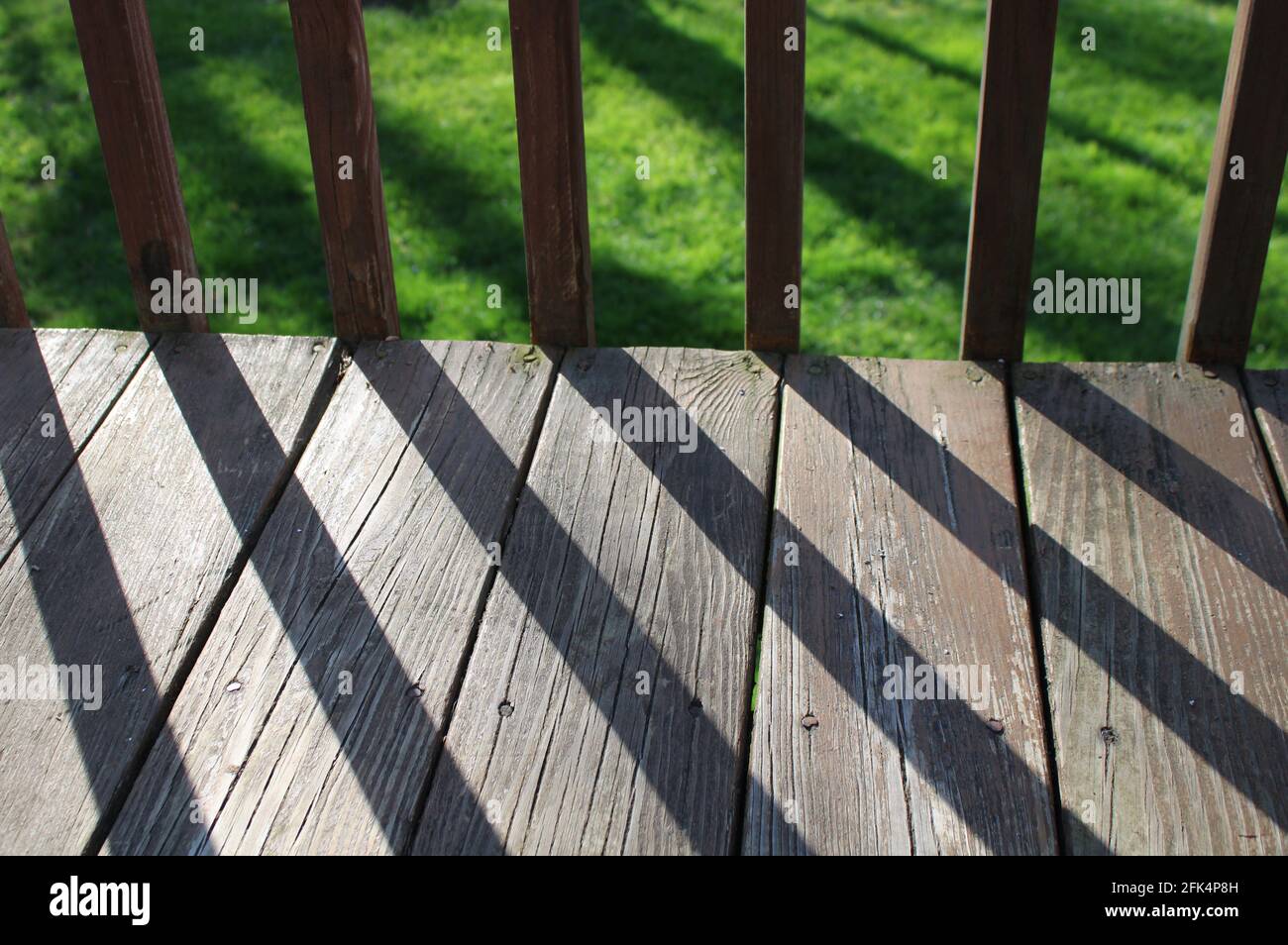 Sun shining through deck hi-res stock photography and images - Alamy