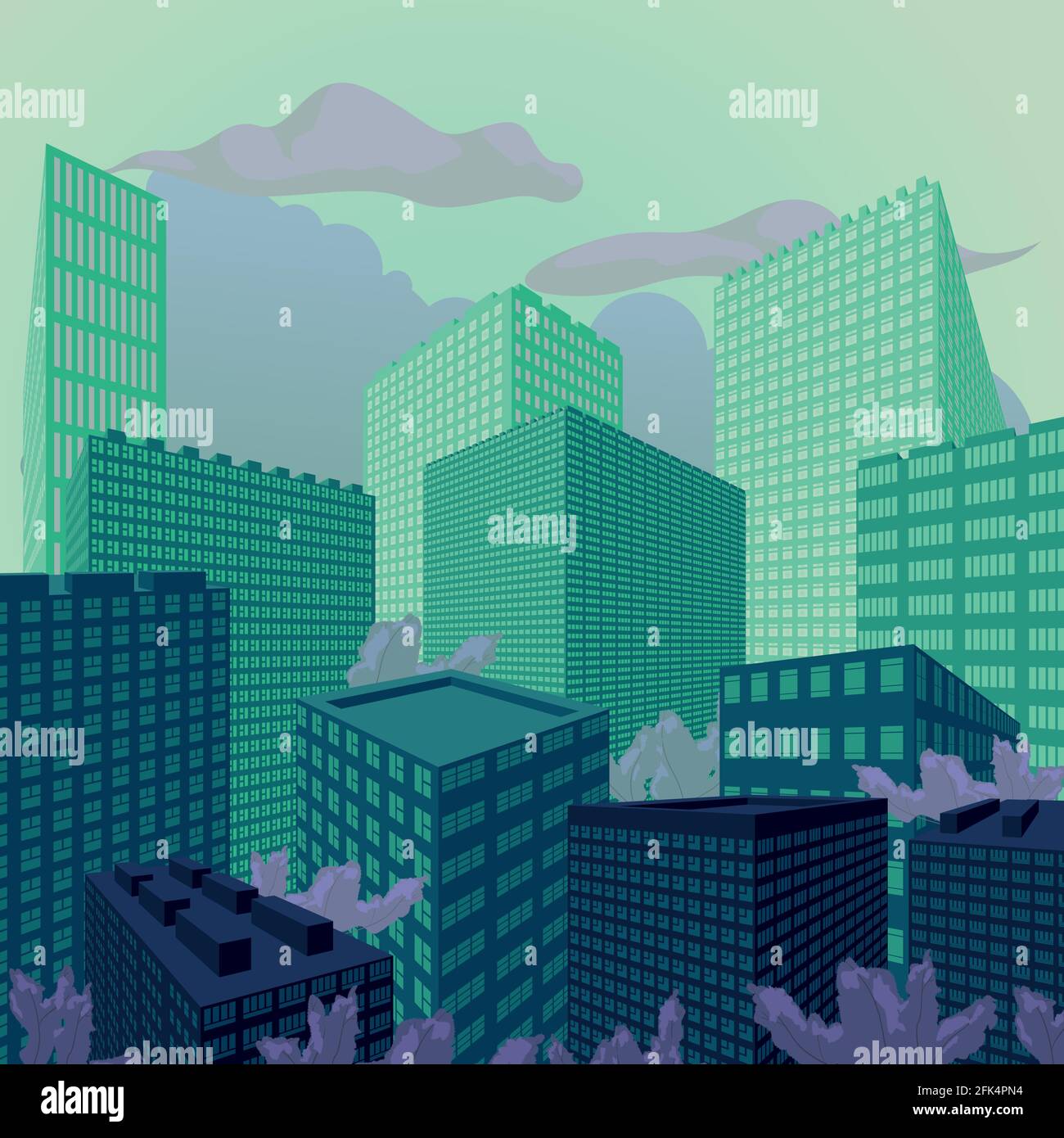 Window perspective city Stock Vector Images - Alamy