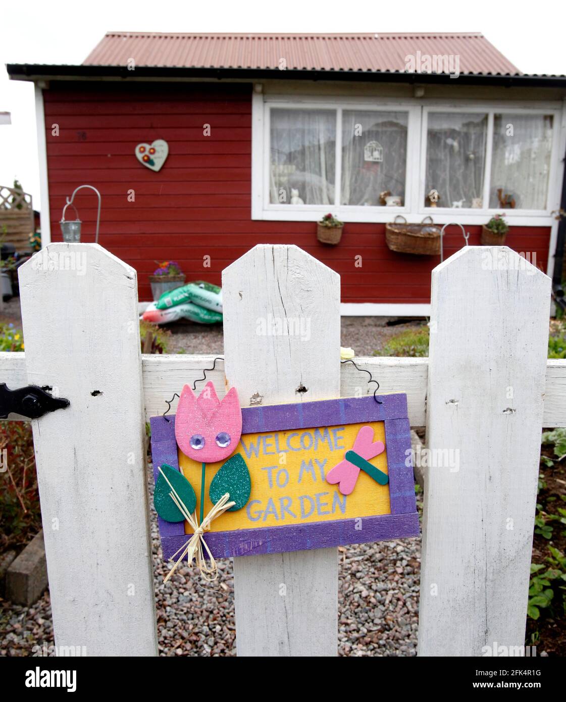 Allotment sign gate hi-res stock photography and images - Alamy