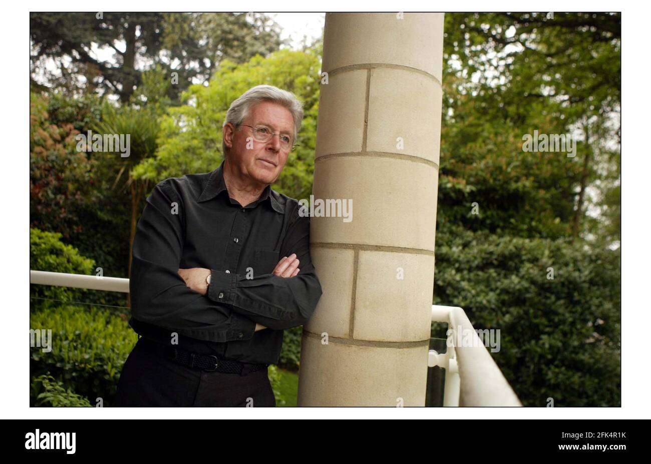 Michael Aspel at home in west London.pic David Sandison 30/4/2004 Stock ...