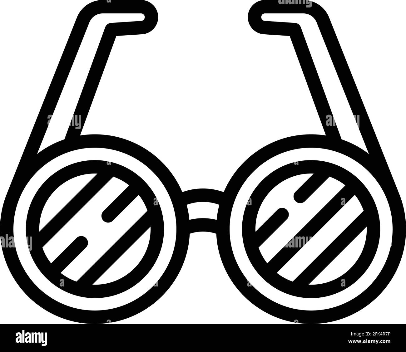 Party glasses icon. Outline Party glasses vector icon for web design ...