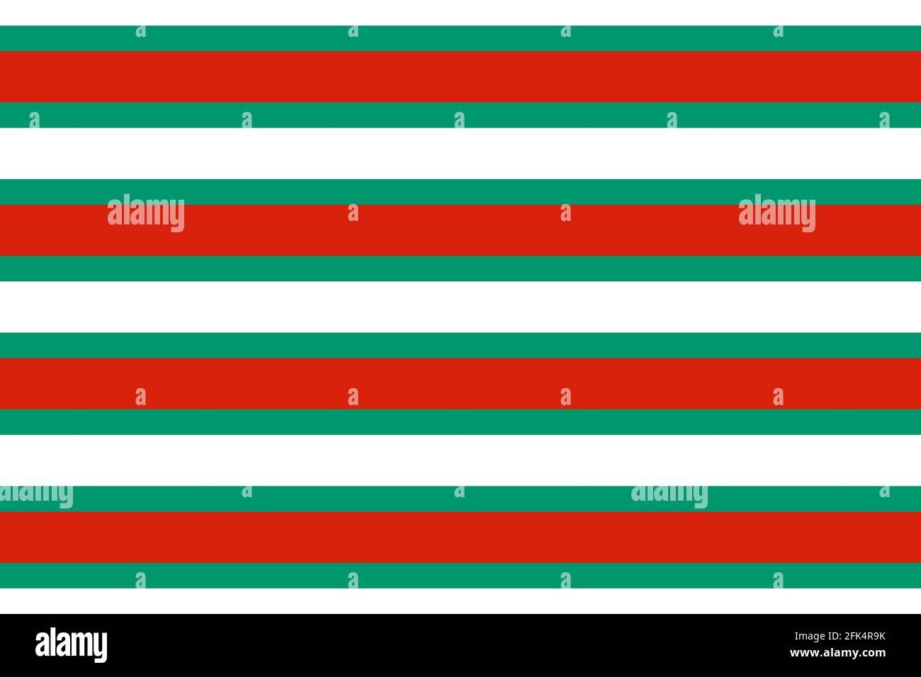 Simple geometric pattern in the colors of the national flag of Bulgaria ...