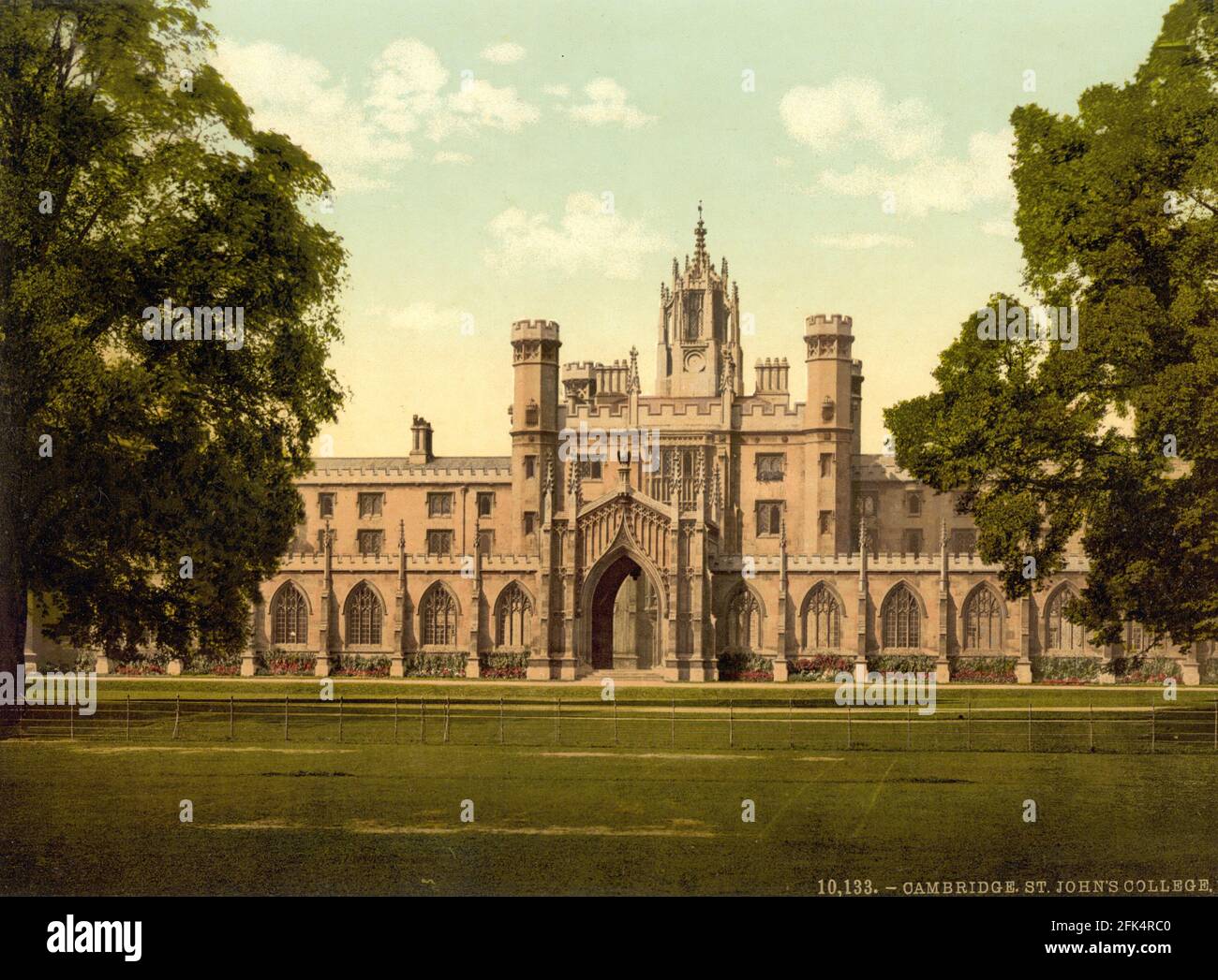 St John's College, Cambridge University, Cambridge circa 1890-1900 ...