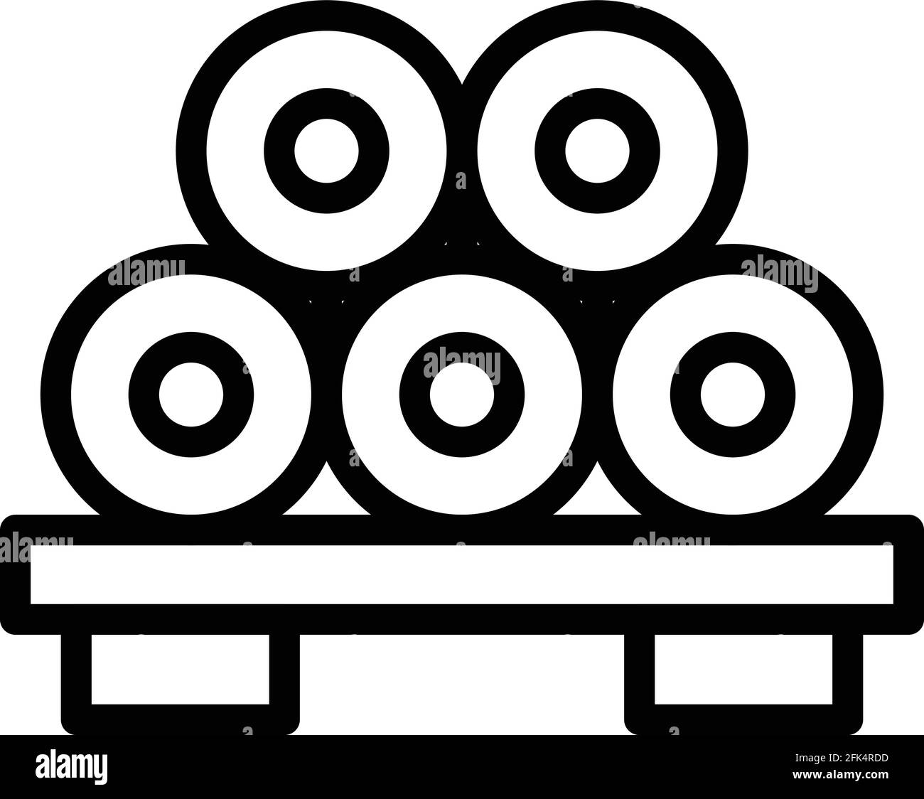 Sushi food icon. Outline Sushi food vector icon for web design isolated ...